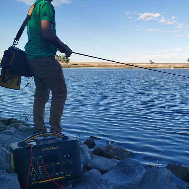 Portable Power Stations: Must-have for Multi-Day Fishing Trips – VTOMAN