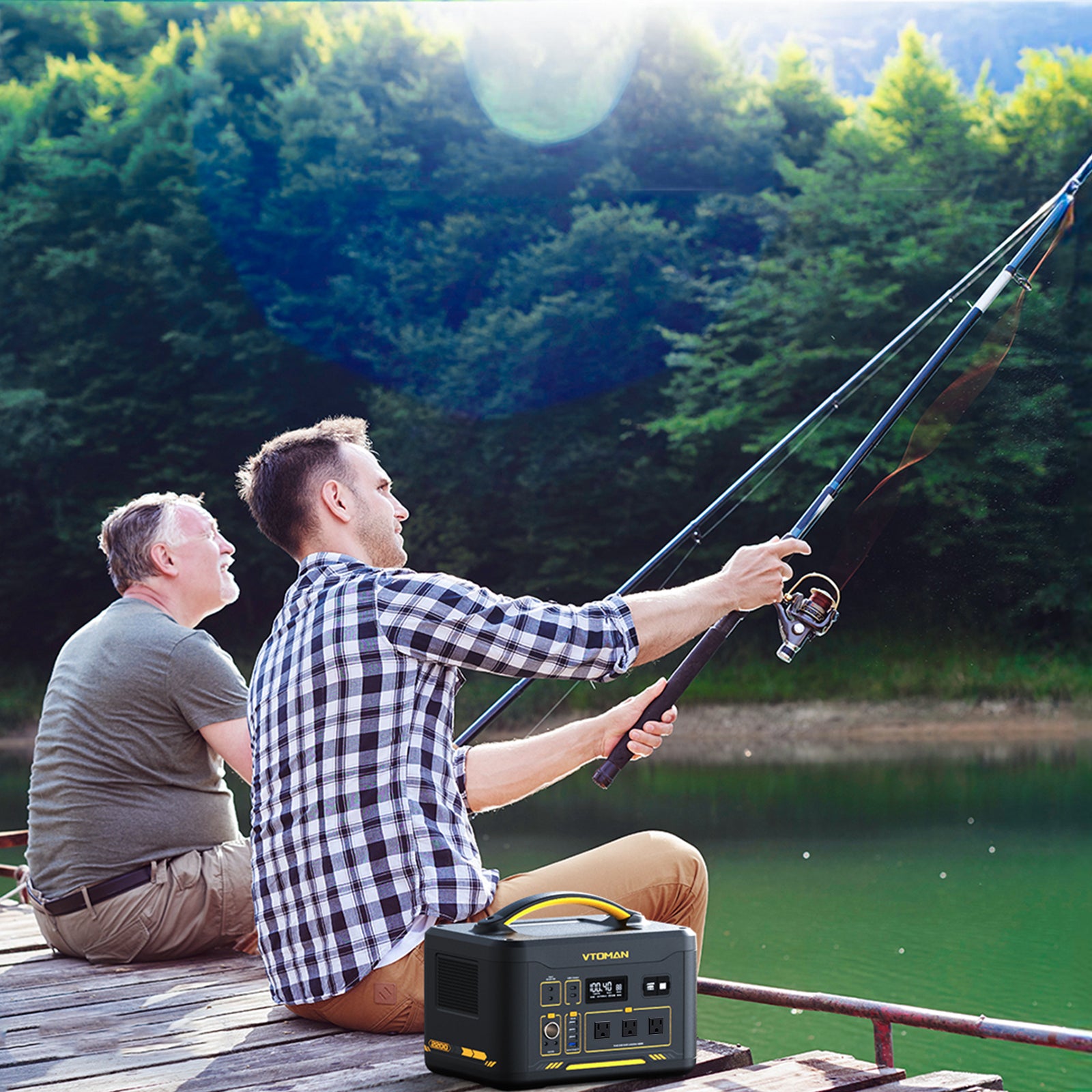 Take a Portable Power Station for Fishing – VTOMAN