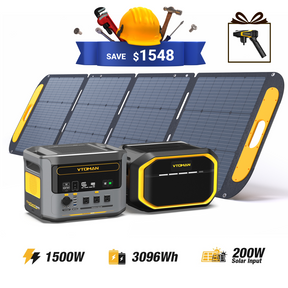 Solar Power Generator for Home | 1500 Watt Solar Generator | Vtoman ...
