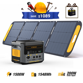 Solar Power Generator for Home | 1500 Watt Solar Generator | Vtoman ...
