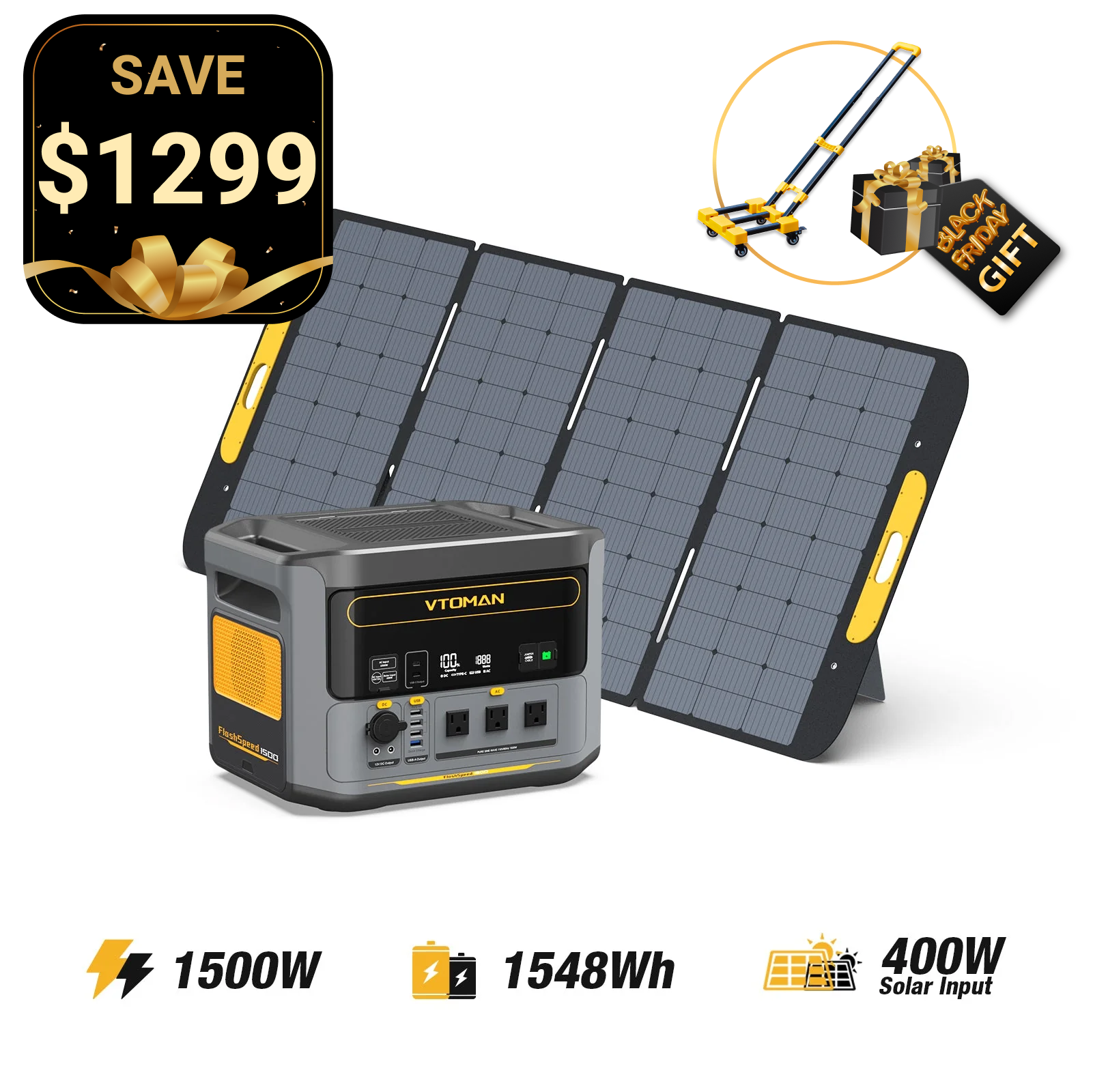 portable power station solar generator-VTOMAN Official