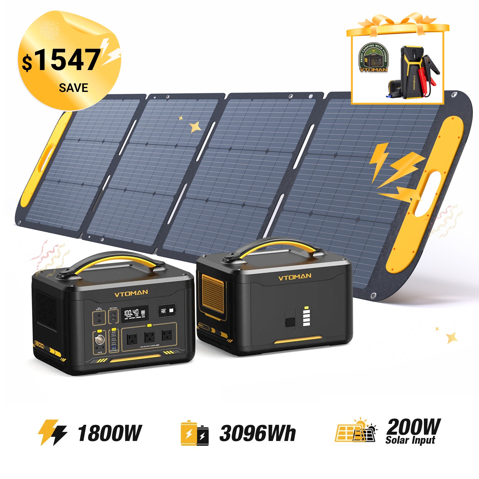 portable power station solar generator-VTOMAN Official